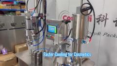 3 in 1 semi-auto aerosol filling machine