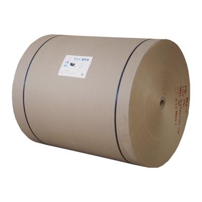 China Recycle Brown Wrapping Paper Roll Custom Kraft Tape 1090mm for sale