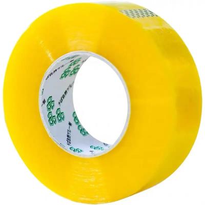 Cina Yellow Color Printing Adhesive Bopp Packaging Sealing Tape Customized in vendita