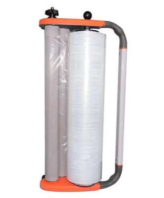 Cina Stretched Plastic Film Packaging Stretch Film Rack Distribution Manual Hand Roll Cling Packaging Machine in vendita