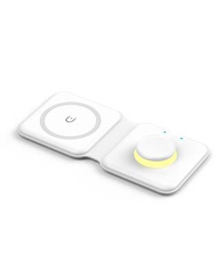China Carregador de telemóvel sem fio de 15W com luz noturna à venda