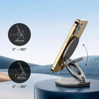 Cina Stazione di ricarica 3 in 1 senza fili pieghevole di ricarica veloce magnetica 15W in vendita