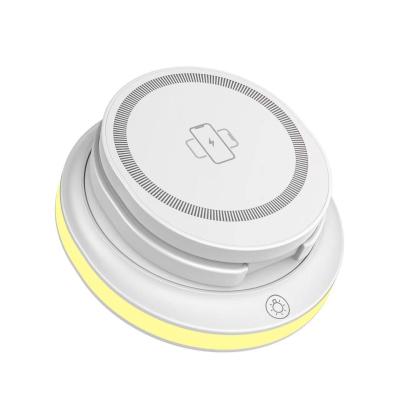 China Silicone ABS Magnetic Wireless Charging Station 3In1 Folding 15W for sale