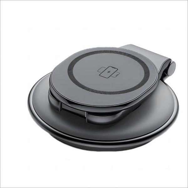 Quality 360 Rotating Metal Magsafe Wireless Charger Stand 15W/10W/7.5W/5W For Phone for sale