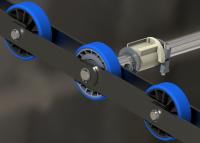 China Pitch 135.73 Escalator Step Chain CNAS Escalator Solid Axles for sale