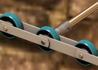 China Pitch 135.73 Escalator Step Chain CNAS Escalator Solid Axles for sale