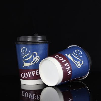 China 4oz 8oz 12oz 16oz 18oz 20oz 22oz wholesale double wall paper cup for sale