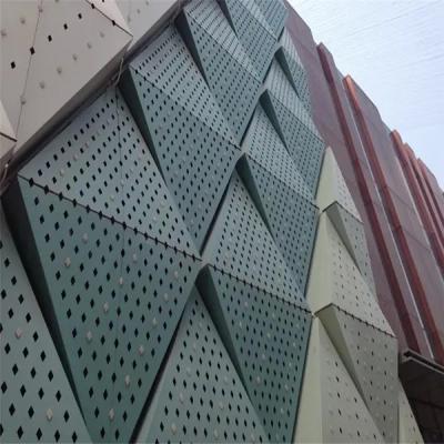 China 0.5 mm-5.0 mm painel perfurado de alumínio para fachada de edifícios residenciais à venda