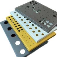 China Customized Aluminum Perforated Panel 0.5-5mm Thickness for Wall Cladding for sale