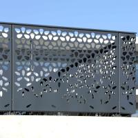 China Hexagonal Perforated Aluminum Wall Cladding Panel 2mm Thick Building Decoration Material for sale
