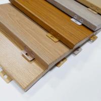 China Customized Aluminum Wall Cladding Panel Solid Color Wood Grain 0.5-5mm Thickness for sale