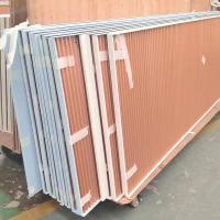 China Recyclable Corrugated Aluminum Composite Panel Custom Length 0.1-2.0mm A2 Fire Rated for sale
