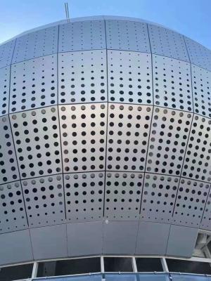 China Aluminum Solid Panel Metal Perforated Solid Panel Aluminum Curtain Wall for sale