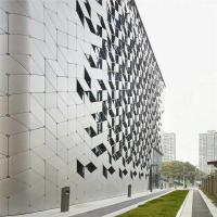 China Custom Perforated Aluminum Facade Cladding Panels 2mm Thick Exterior Wall for sale