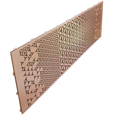 China A3003 Hojas de aluminio perforadas cortadas con láser de grado de aleación con perforaciones o patrones personalizables para la decoración de pantallas de partitones o pasillos for sale