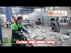 Light Weight Durable Aluminum Panels  For Building Facade And Canopy Envelope Decoration