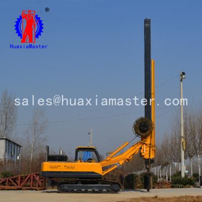 China 15 meters crawler mechanical lock pipe rotary pile driver, crawler drilling machine, for sale