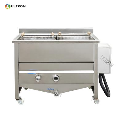 China Ultron Energy Saving Garri Fryer Machine Semi-automatic Snack Food Factory Potato Chips Frying Machine for sale