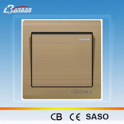 China LK5002 1gang 2way brush panel switch for sale