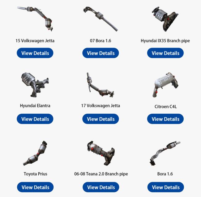 for Hyundai IX35 Branch Pipe High Quality Exhaust Front Part Auto Catalytic Converter