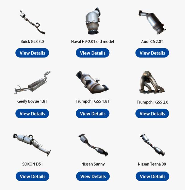 2.5&quot; Stainless Steel Catalytic Converter Direct Fit Exhaust Auto Catalytic Converter with High Performance