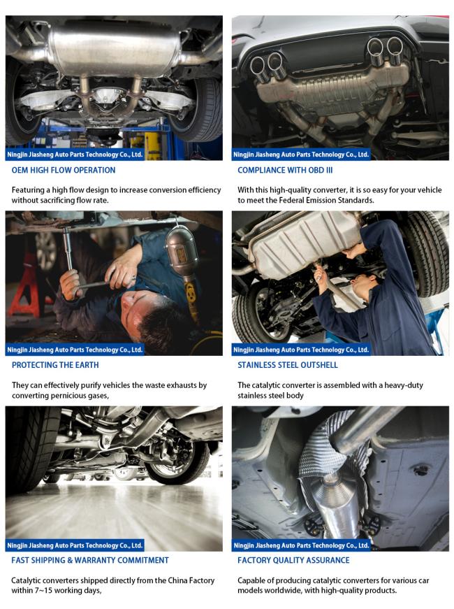 for Toyota Prius 1.8L Direct Fit Exhaust Auto Catalytic Converter with High Quality