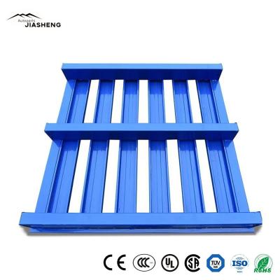 China Folding Semi-Open Metal Container Transport Warehouse Metal Cage Pallet Metal Tray for sale