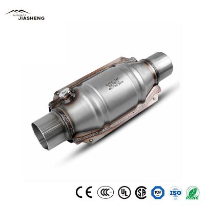 中国 ユニバーサル 2.25 ′′ 入口/出口 工場 供給 自動車 触媒 変換 金属 バイク 部品 触媒 変換 販売のため
