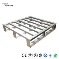 China Double Faced Stackable Metal Pallet Tray Heavy Duty 1100x1100mm 2000kg Capacity for Warehouse Racking for sale