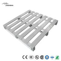 China Customized Four Way Entry 1100x1100mm Anti Static Aluminium Pallet Stackable for Forklift for sale