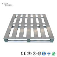 China Heavy Duty Welded Steel Stackable Pallet 1100x1100mm 2000kg Capacity for Warehouse Racking for sale