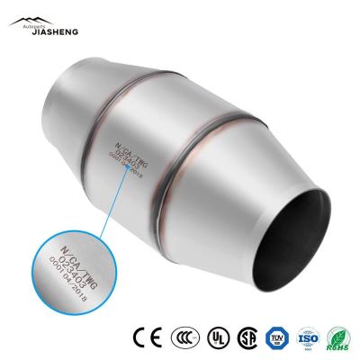 中国 ユニバーサル 4 インチ 触媒変換器 鉄 自動触媒変換器 販売のため