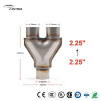 Quality Y-Shaped Three-Way Exhaust Pipe High Quality Exhaust Front Part Auto Catalytic for sale