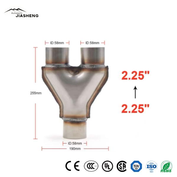 Quality Y-Shaped Three-Way Exhaust Pipe Car Accessories Department Euro 1 Catalyst for sale