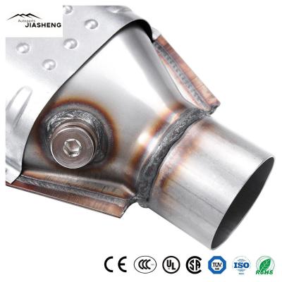 Cina Convertitore catalitico ad alto flusso in acciaio da 2 pollici nei sistemi di scarico automobilistici in vendita