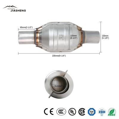 Cina Accessoiri per auto di stile universale Euro 1 Catalyst Auto Catalytic Converter vendita in vendita