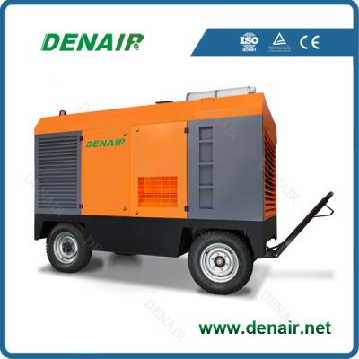 China portable screw diesel air compressor for sale