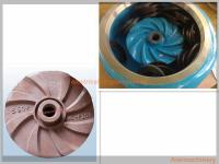China High Effcient Cast Process Mining Slurry Pump Impeller Corrosion Resisting for sale