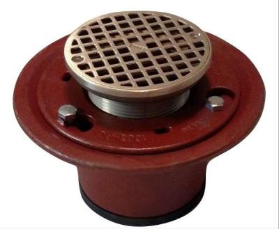 China 1100 Series Cast Iron Floor Drain Body with No-Hub Outlet and Push On outlet for sale