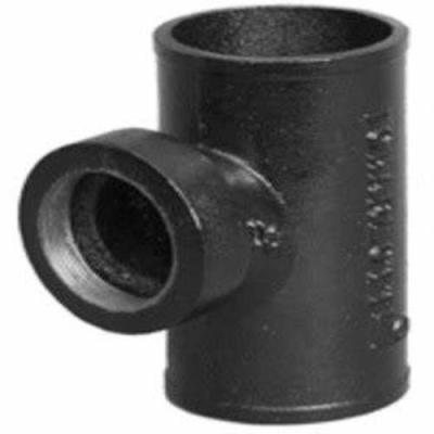 China Sanitary Tapped Tee of CISPI 301 ASTM A888 NH Cast Iron Soil Fittings for Sanitary and Storm Drain, Waste and Vent Pipes for sale