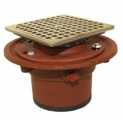 China 1100-4TY Cast Iron Floor Drain Body with 4