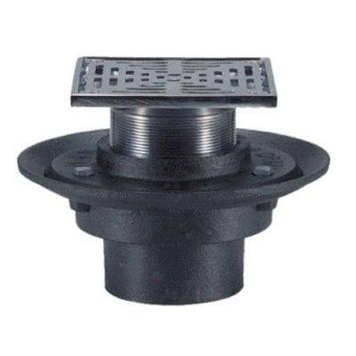 China Korea Style Cast Iron Floor Drai​n with No-Hub and Thread Outlet for Roof Drainage for sale