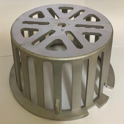 China Sand Casting and Die- Casting Aluminum Heavy Duty Roof Drain Dome Strainer and Clamping Ring For Roof Drainage for sale