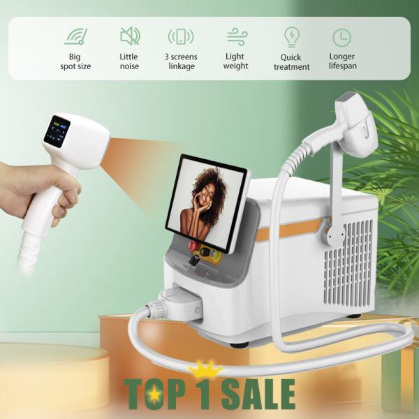 Quality 1064nm 808 Diode Laser Portable Beauty Machine With Big Screen for sale