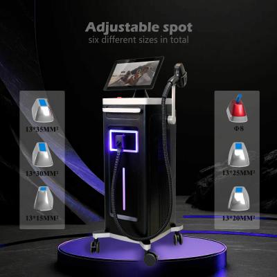 China 1800W KM Máquina de alta potência com 6 pontos de tamanho intercambiável para remoção permanente de pelos à venda
