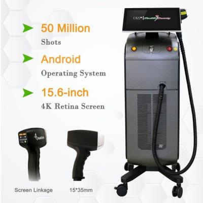 Macchina di depilazione laser a diodo indolore OEM ODM per la stretta della pelle