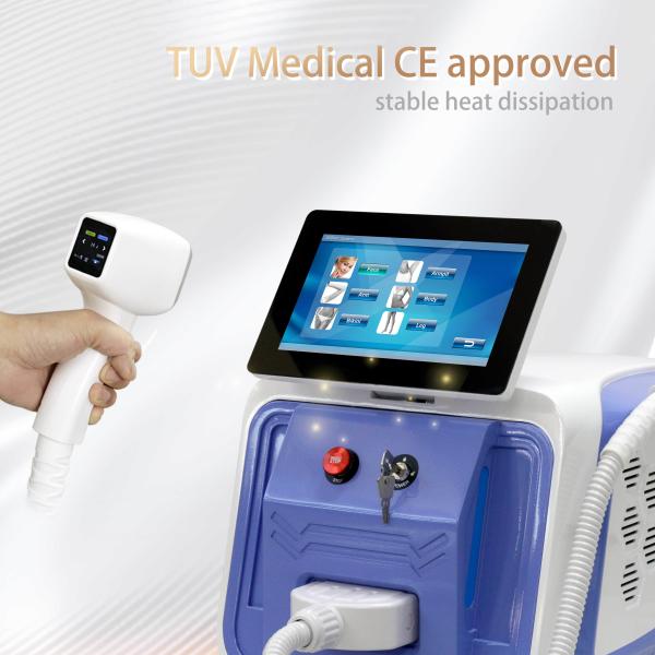 Quality 600W - 1600W Portable Diode Laser Machine 3 Waves Diode Ice Laser Machine for sale