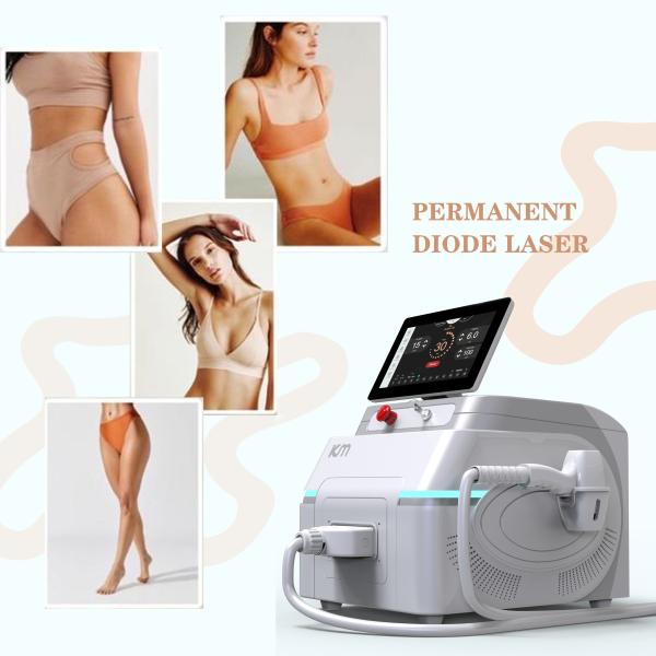 Quality 808nm 1064nm 755nm Portable Diode Laser Machine With Color Touch Screen for sale