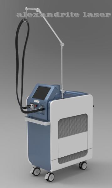 Quality Permanent ND YAG Alexandrite Laser Machines 755nm Long Pulse For Women for sale