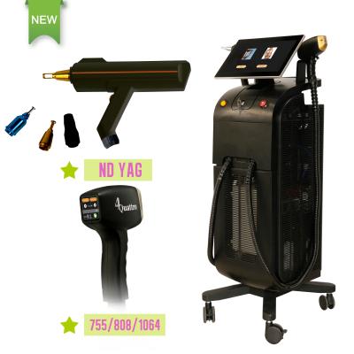Cina Salone di bellezza IPL Laser Machine Rimozione dei capelli RF cura della pelle Rimozione del tatuaggio in vendita